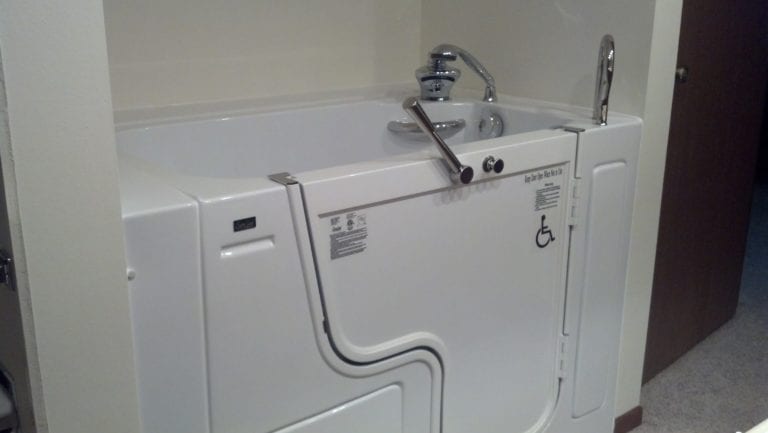 1st SanSpa Walk-in Tub Installed! - Marcus Lumber